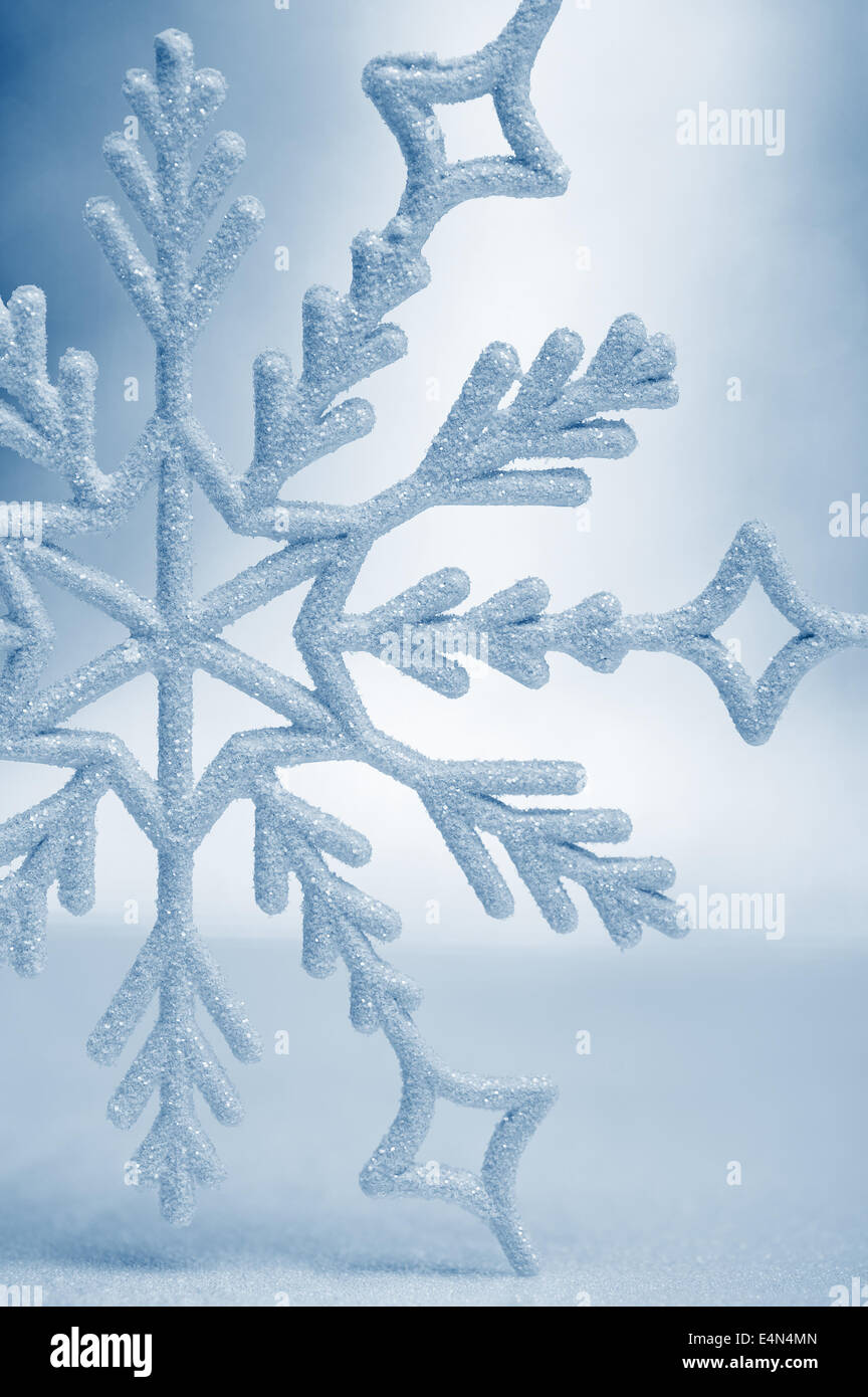 Snowflake big closeup Stock Photo - Alamy
