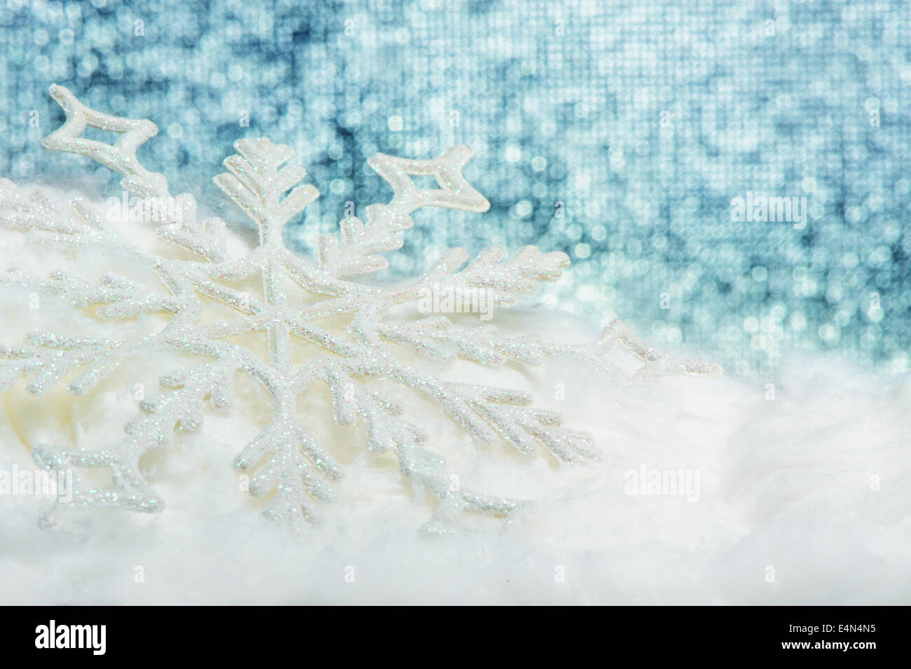 Snowflake big closeup Stock Photo - Alamy