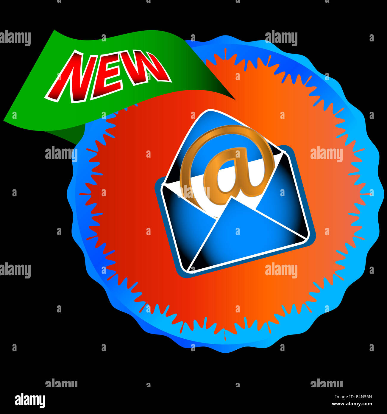 New email icon Stock Photo - Alamy