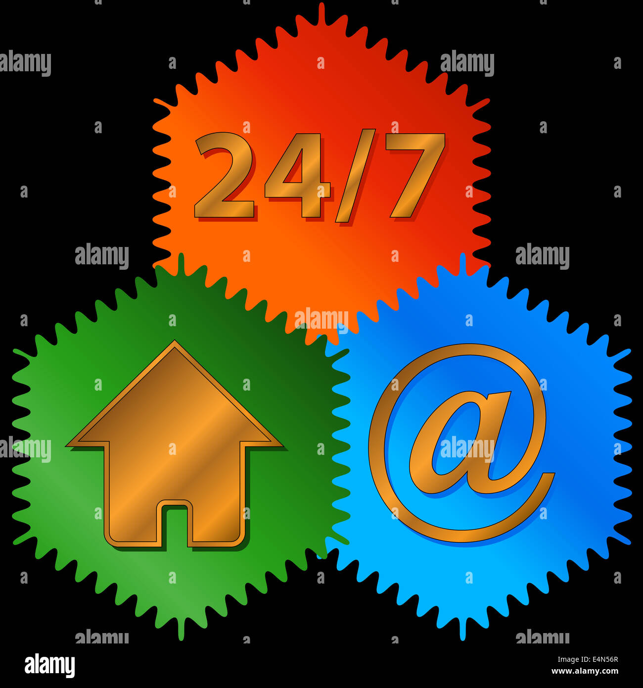 Three abstract web of an icon Stock Photo - Alamy