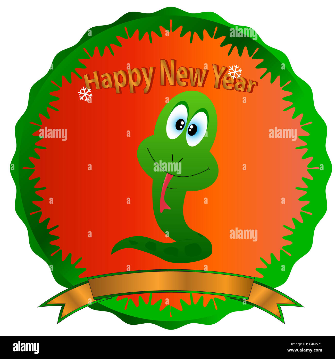 Symbol of happy new year Stock Photo - Alamy