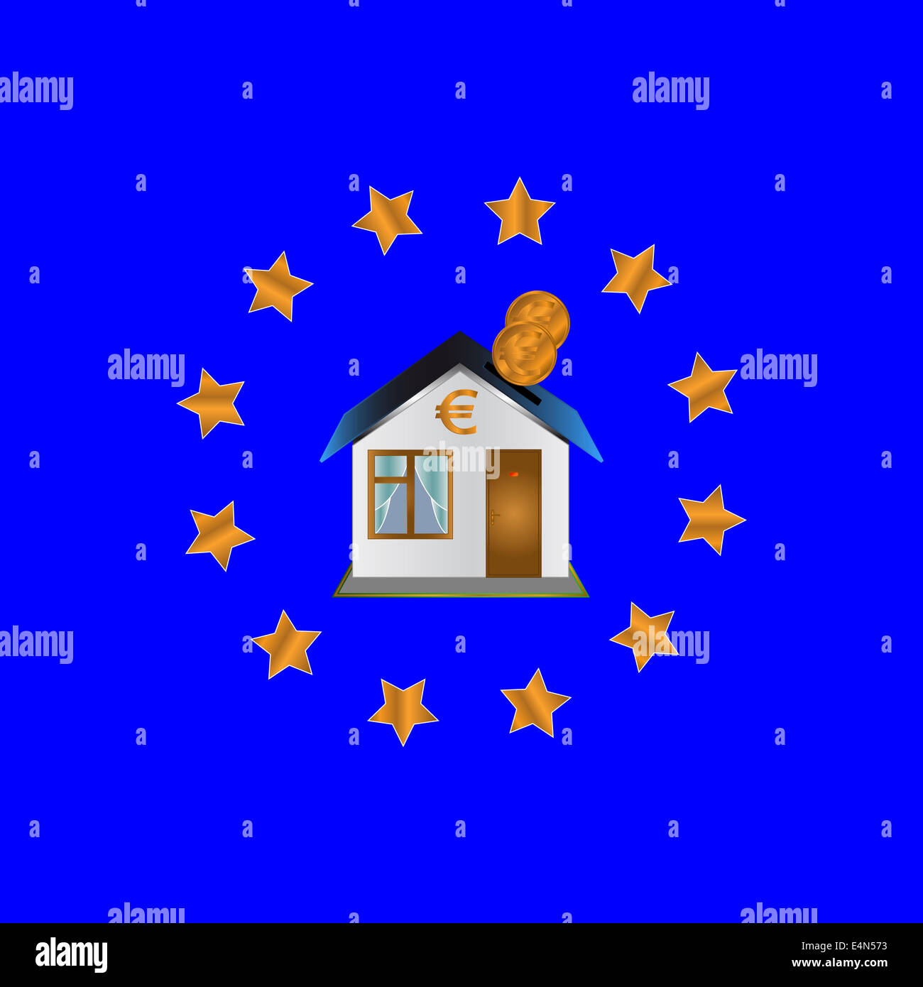 House insignia hi-res stock photography and images - Alamy