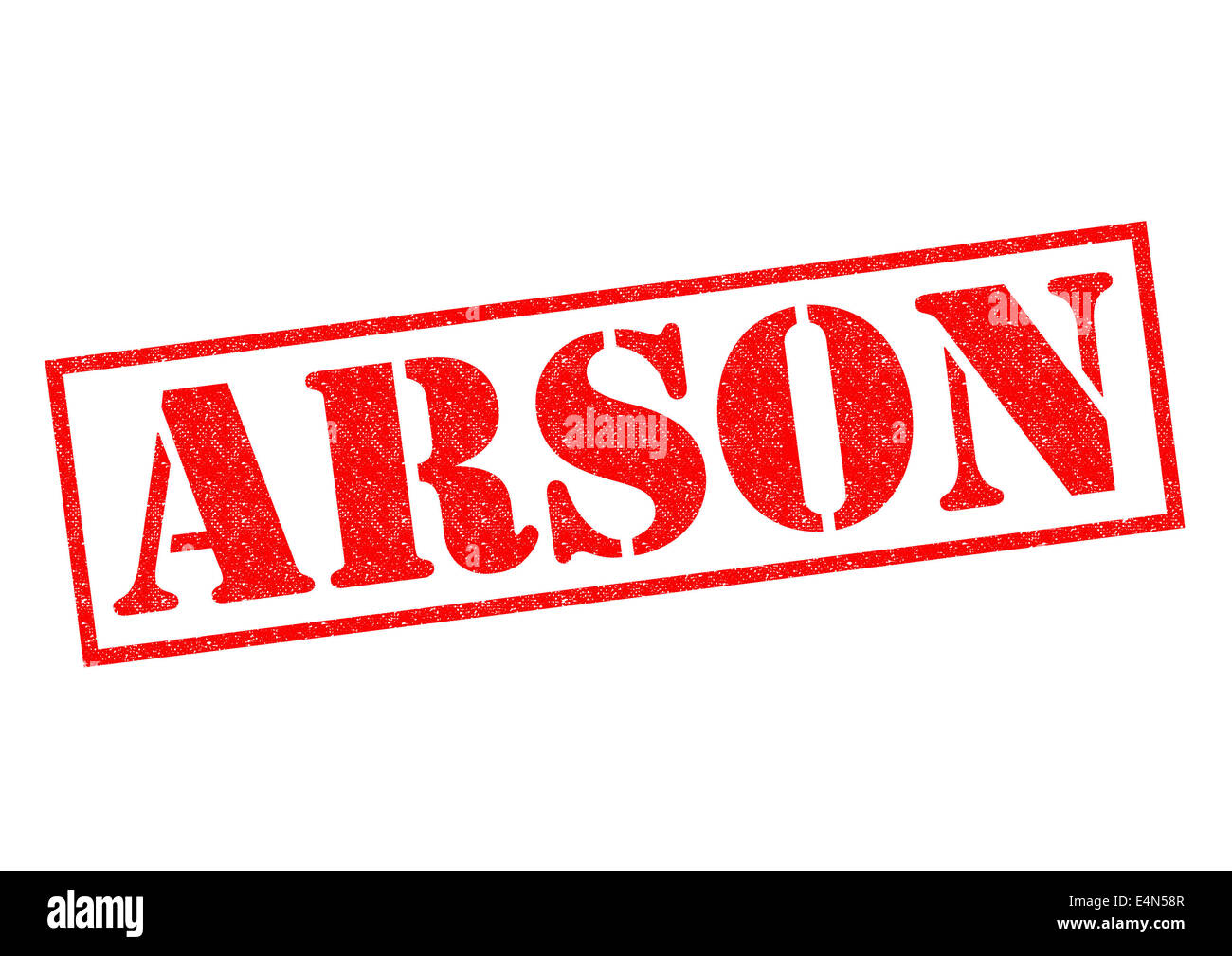 ARSON red Rubber Stamp over a white background Stock Photo - Alamy