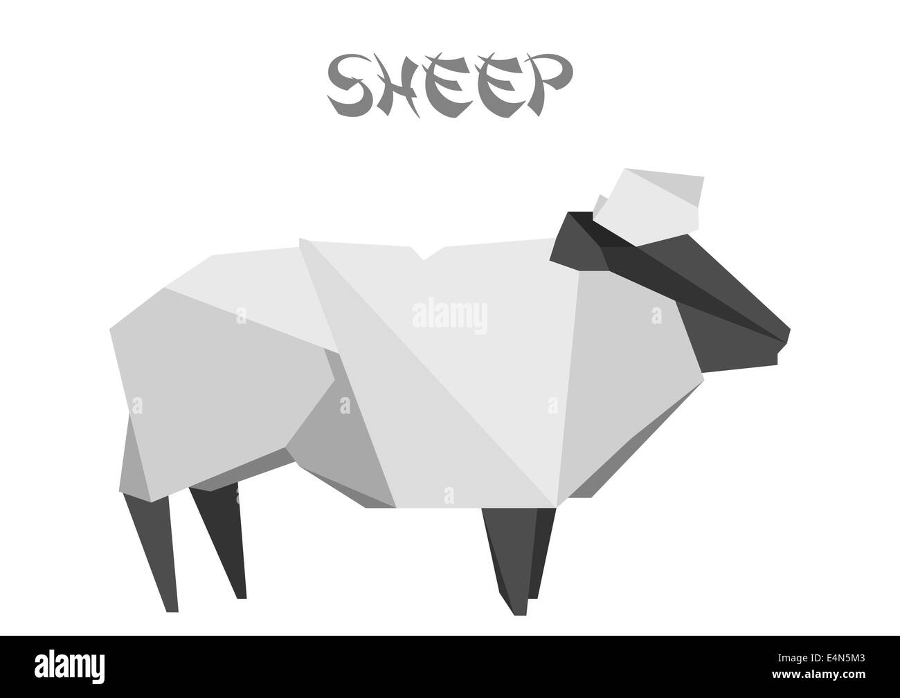 Origami shadow hi-res stock photography and images - Alamy