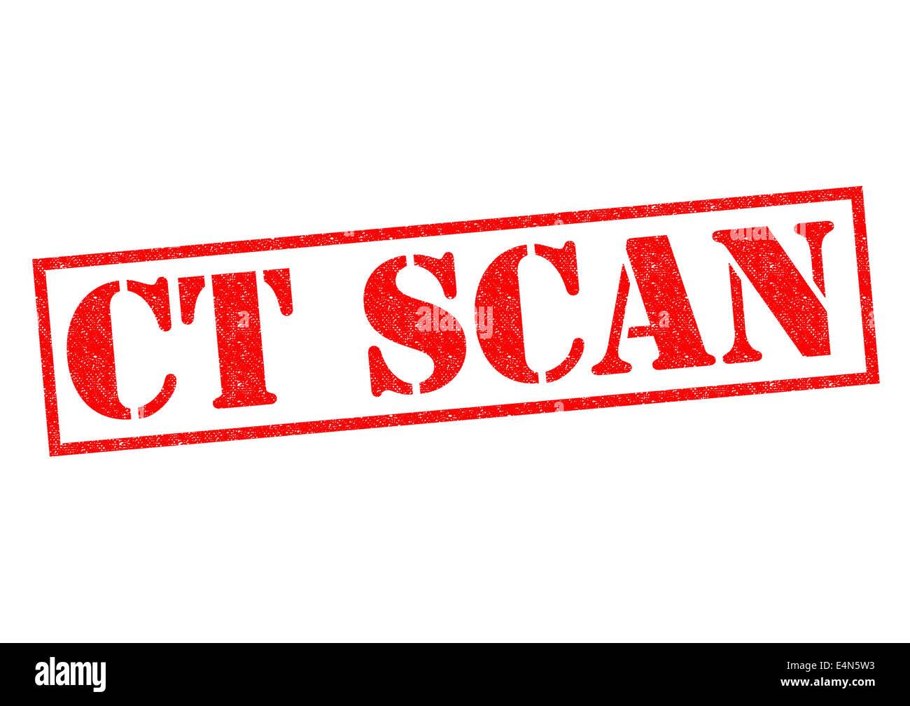 CT SCAN red Rubber Stamp over a white background Stock Photo - Alamy