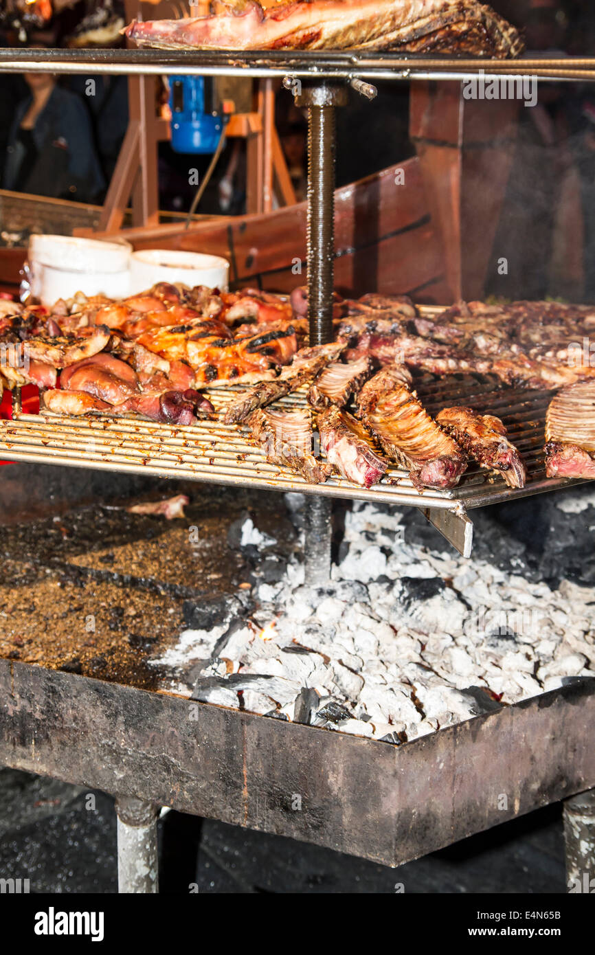 Beef barbecue family spain hi-res stock photography and images - Alamy