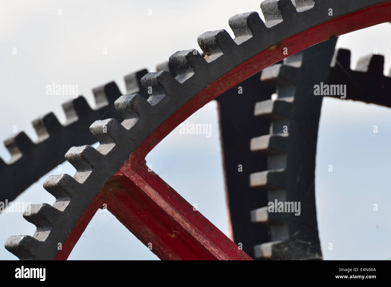 Close up of cogwheels Stock Photo - Alamy