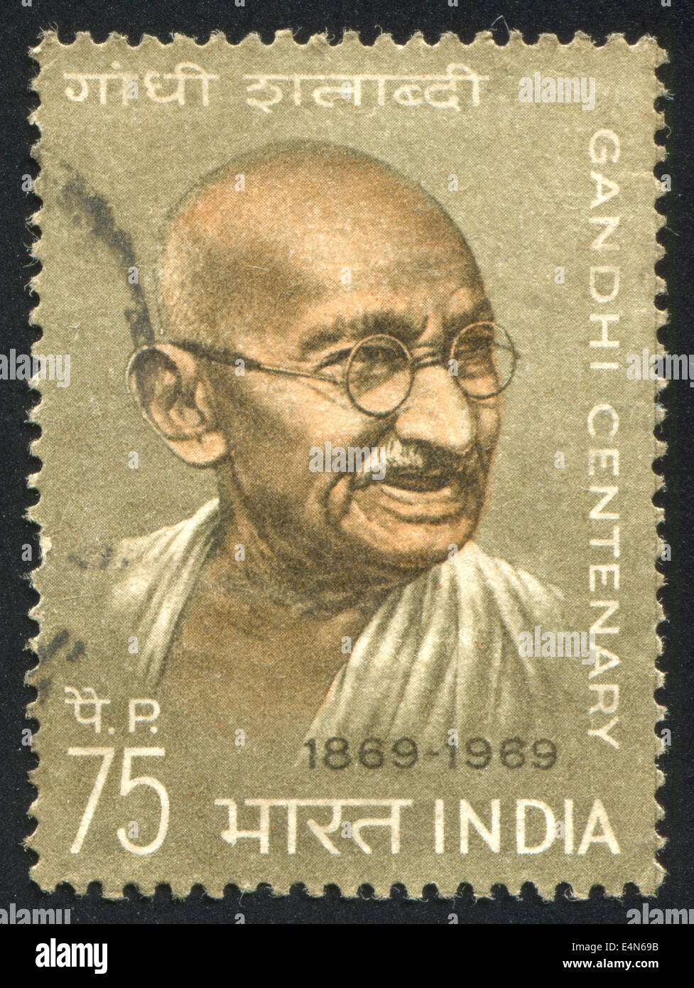 India postage stamp gandhi hi-res stock photography and images - Alamy