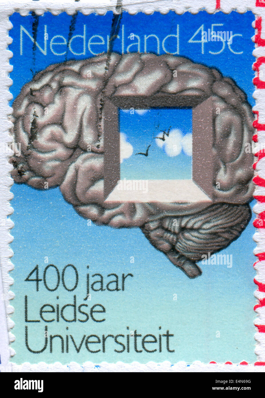 Brain with Window Symbolizing Free Stock Photo - Alamy