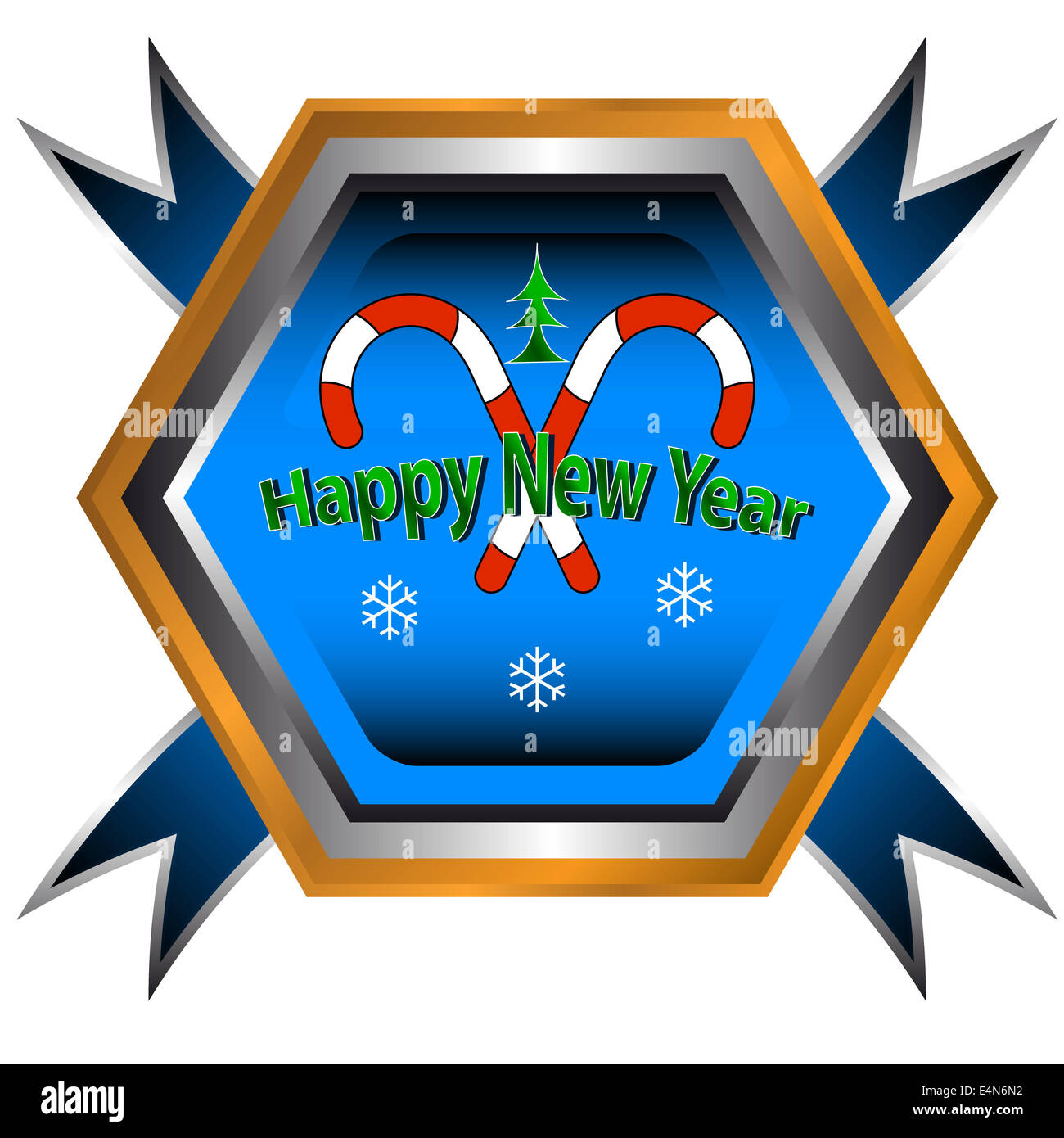 Symbol of happy new year Stock Photo - Alamy