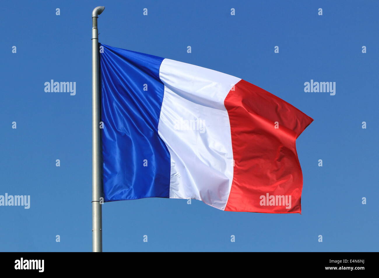 Wavy french flag hi-res stock photography and images - Alamy
