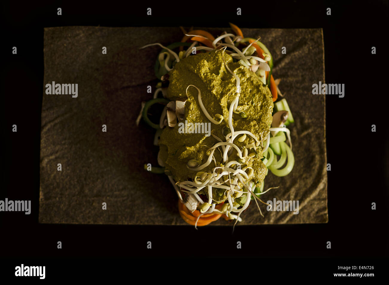 raw food wrap Stock Photo - Alamy