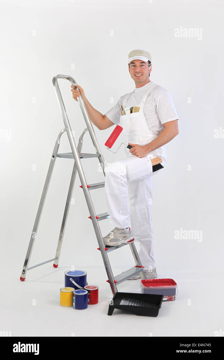 Portrait of a painter Stock Photo - Alamy