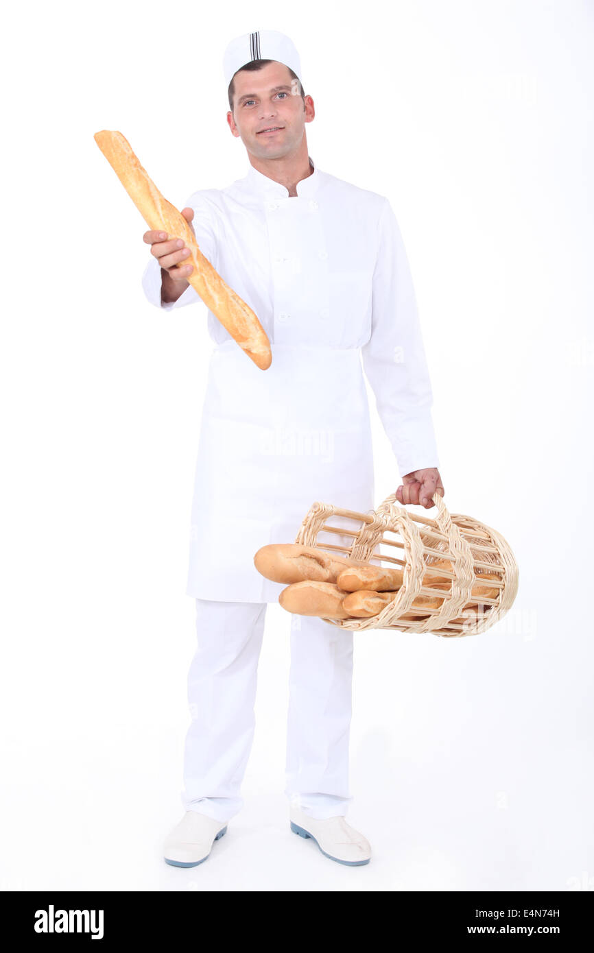 Proud artisan baker Cut Out Stock Images & Pictures - Alamy