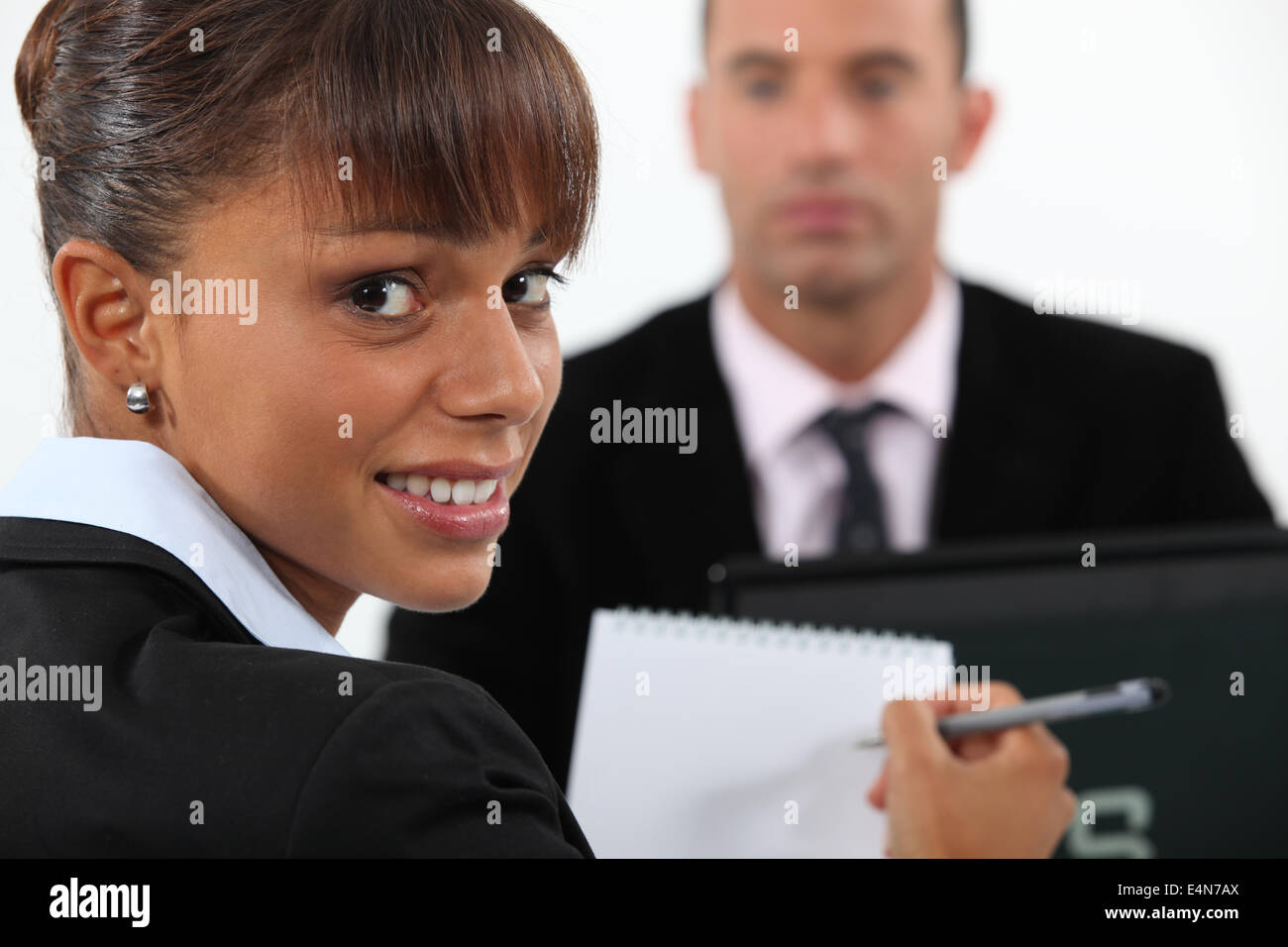Secretary taking notes Stock Photo - Alamy Secretary taking notes Stock Photo - Alamy