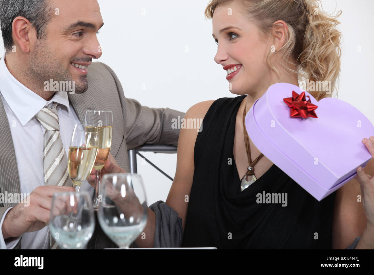 Man full of romantic gestures Stock Photo - Alamy