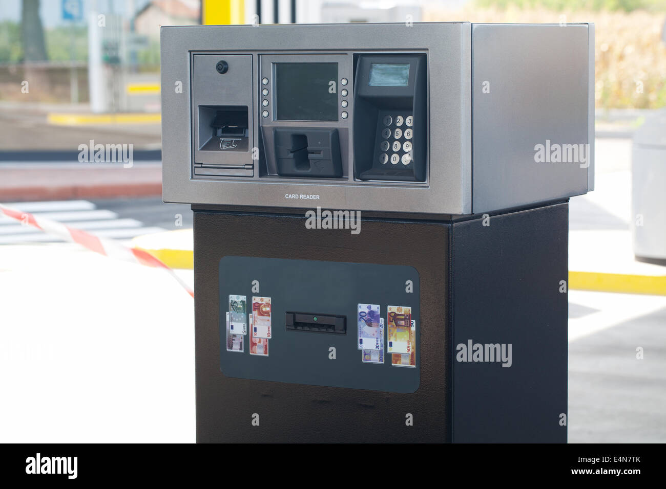 Pre-pay fuel pump Stock Photo - Alamy