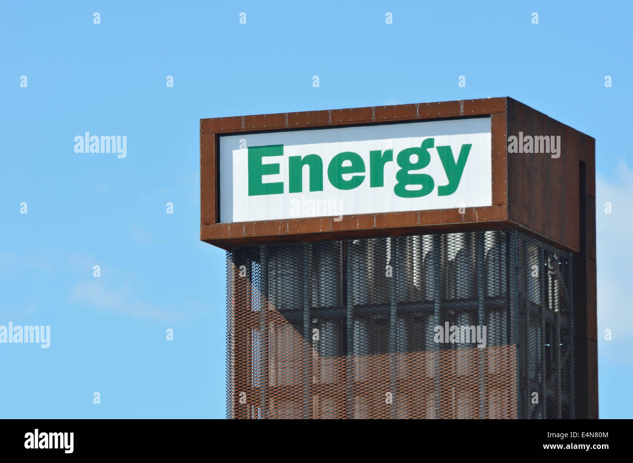 Energy sign close up Stock Photo - Alamy
