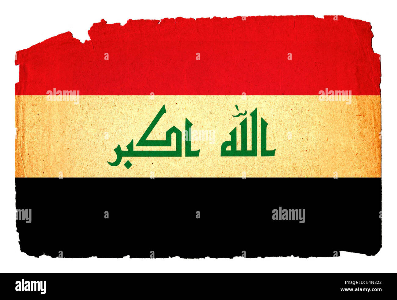 Old iraq flag Cut Out Stock Images & Pictures - Alamy