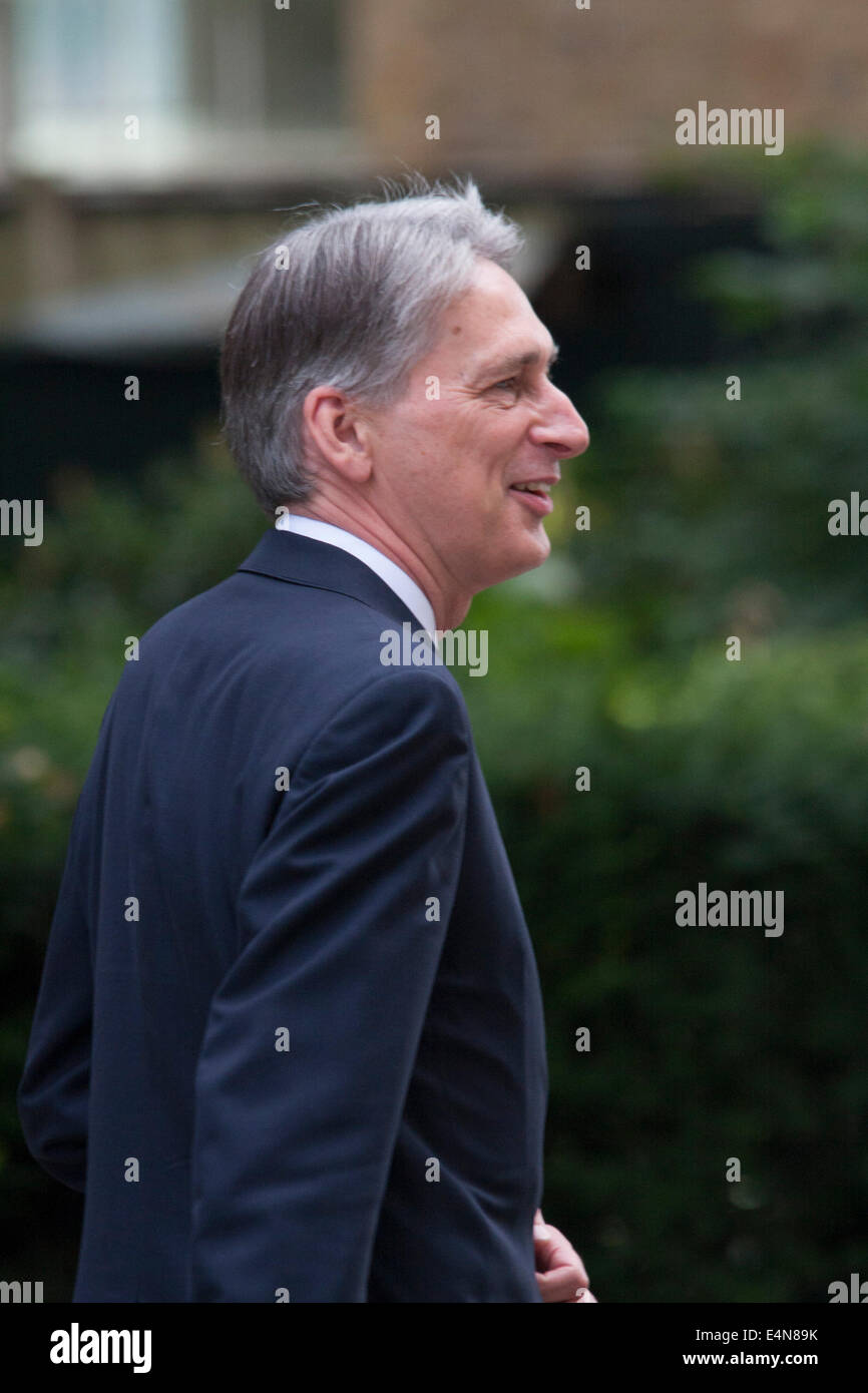 Downing Street, London July 15th 2014. New Foreign Secretary Phillip ...