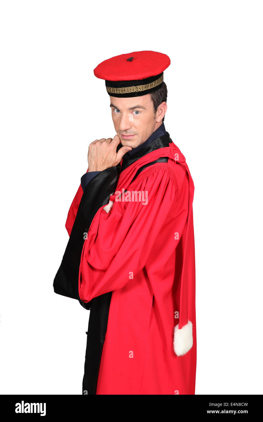 Academic costume hi-res stock photography and images - Alamy