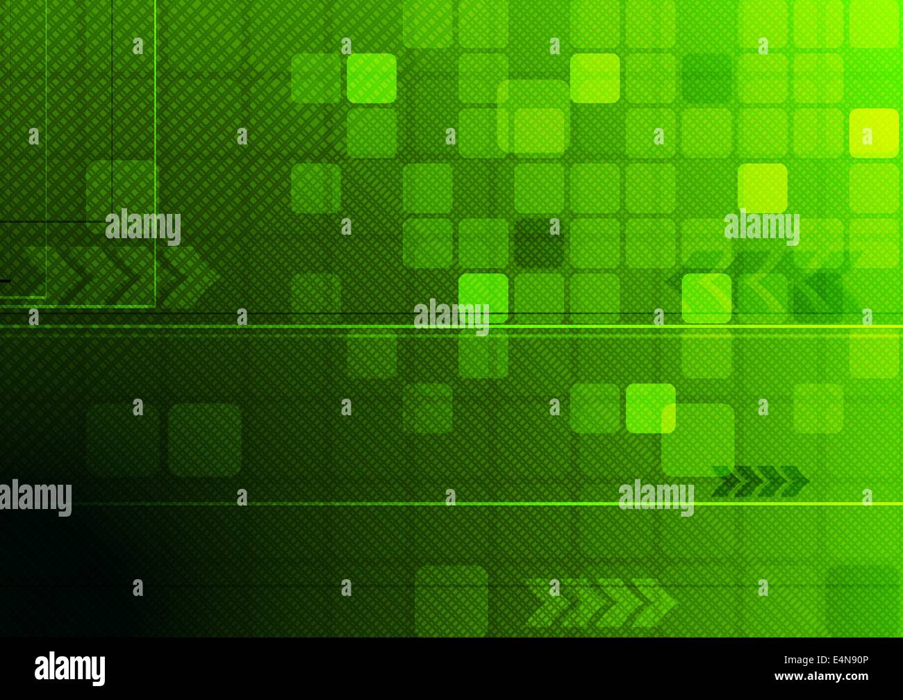 Green hi-tech background Stock Photo - Alamy