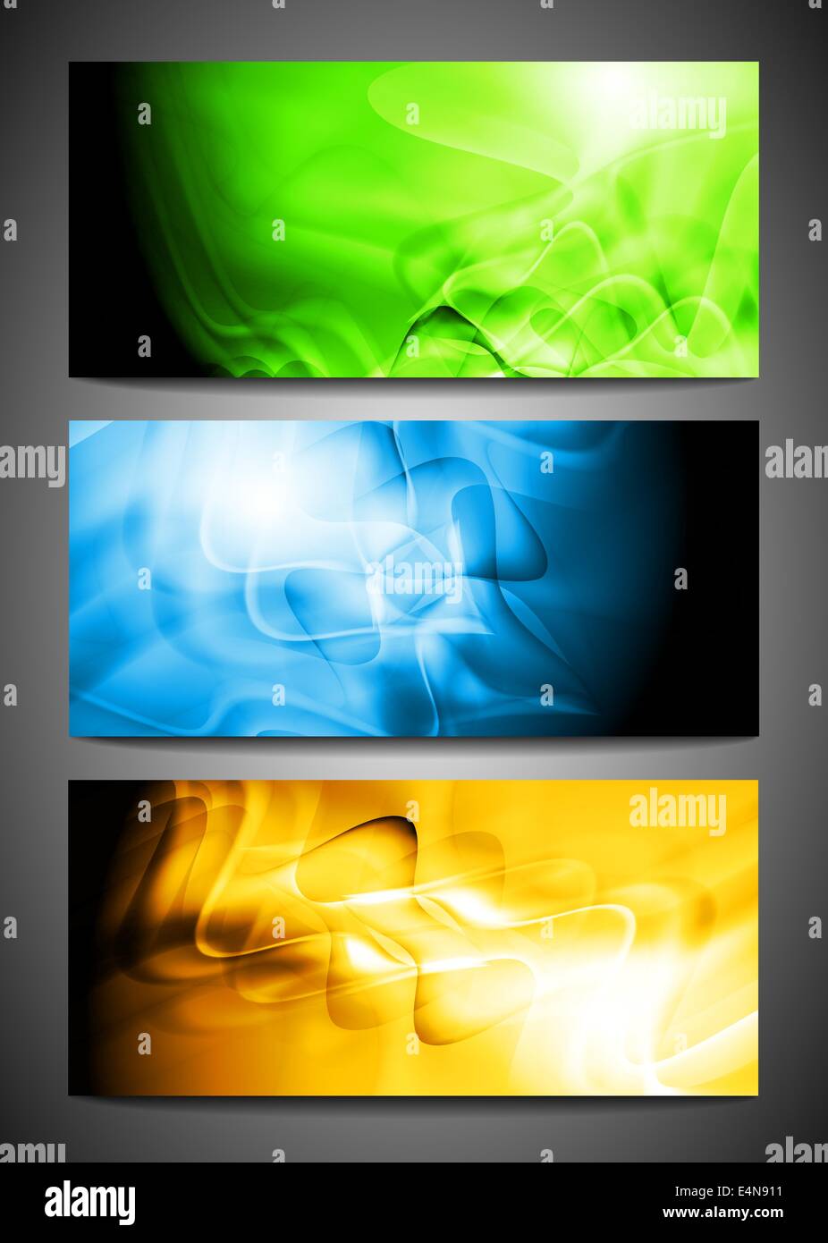 Bright colorful banners with waves Stock Photo - Alamy Bright colorful banners with waves Stock Photo - Alamy