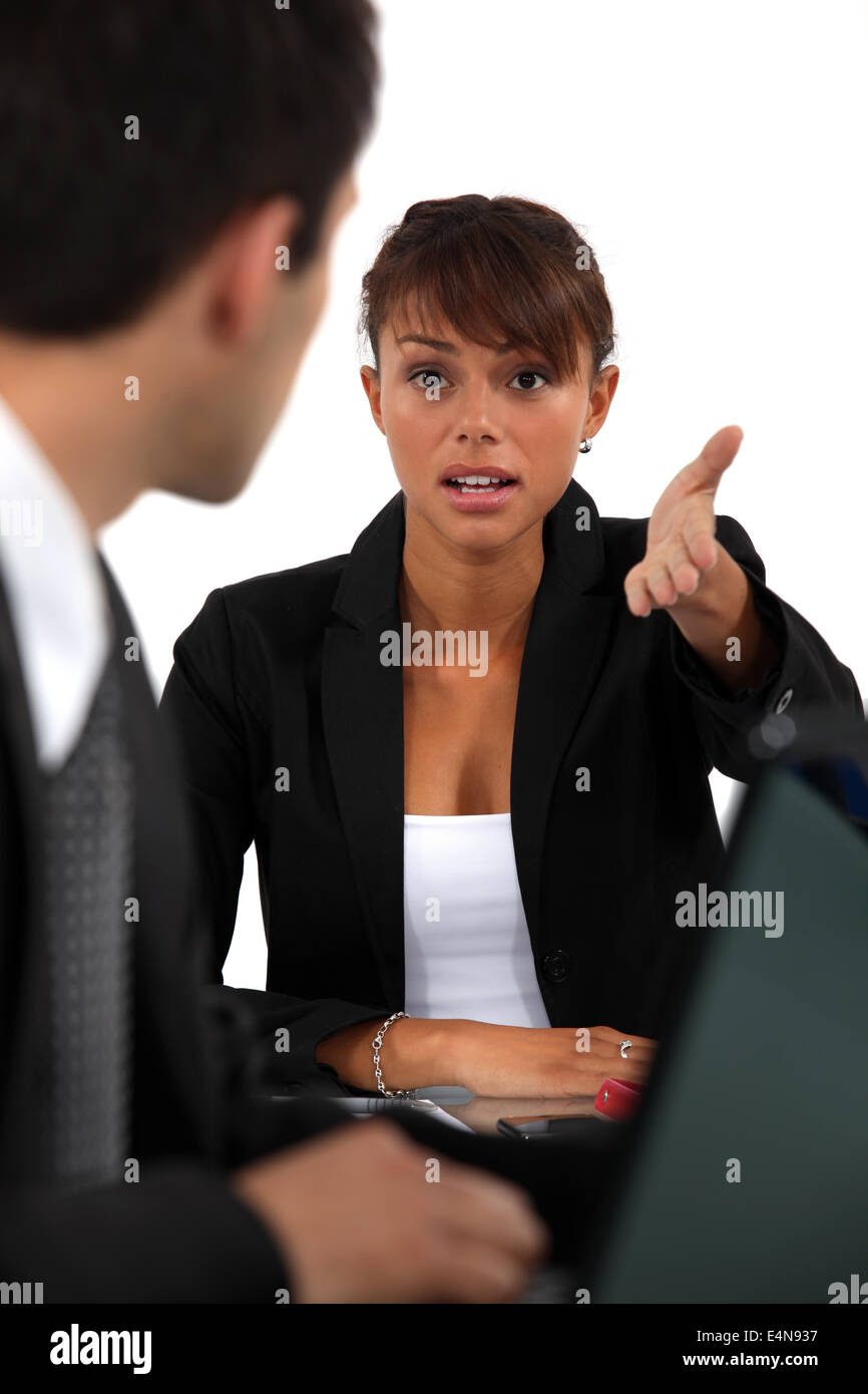Heated debate hi-res stock photography and images - Alamy