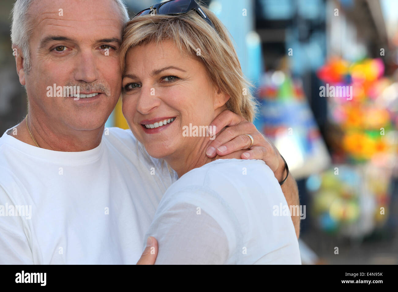 Couple on holiday together Stock Photo - Alamy