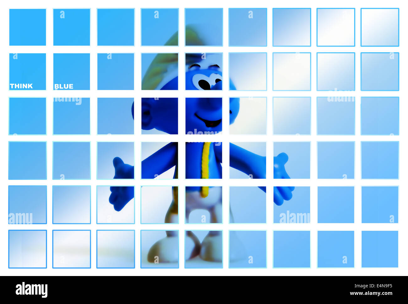 Smurf Cut Out Stock Images & Pictures - Alamy