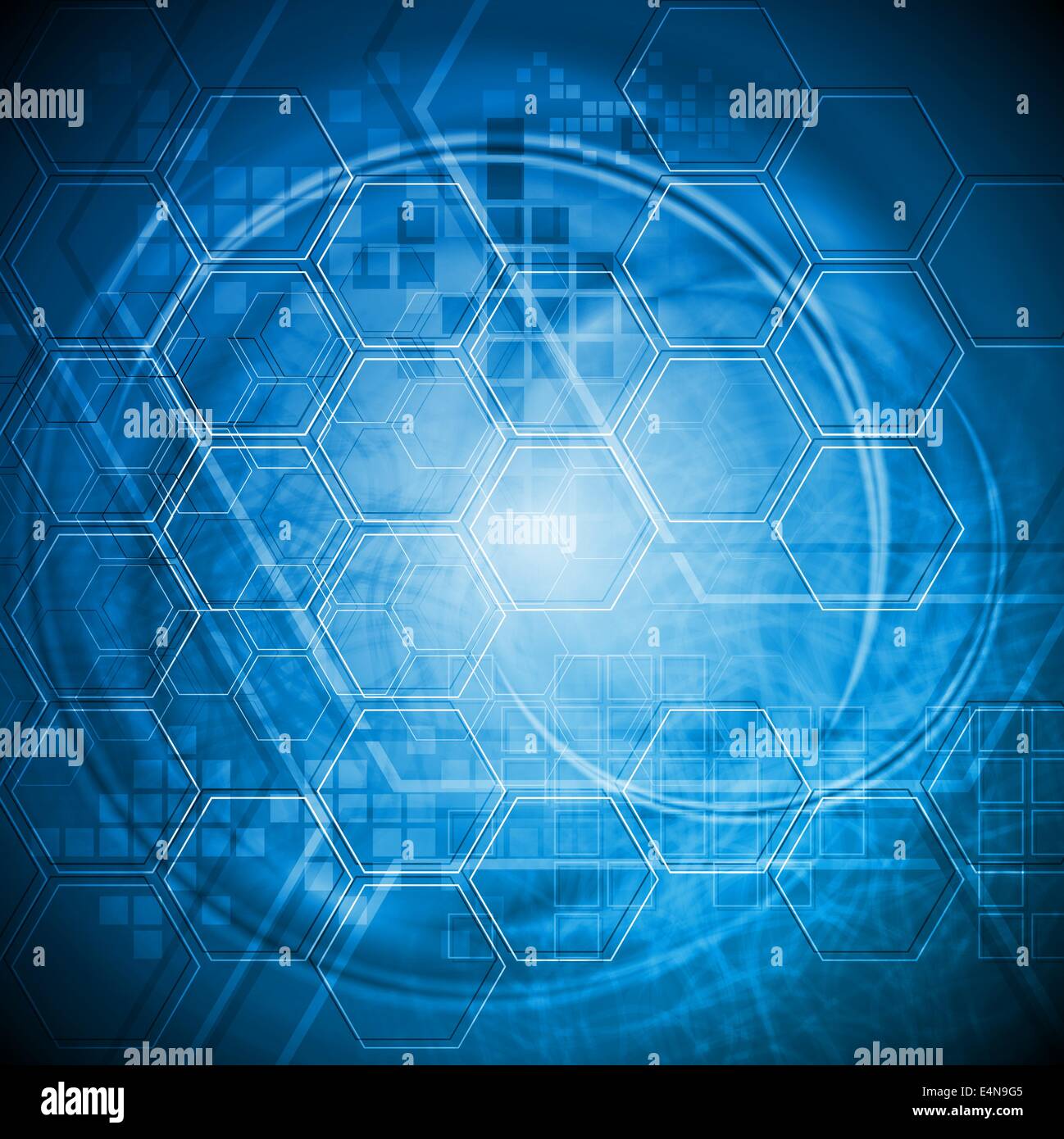 Tech blue design Stock Photo - Alamy