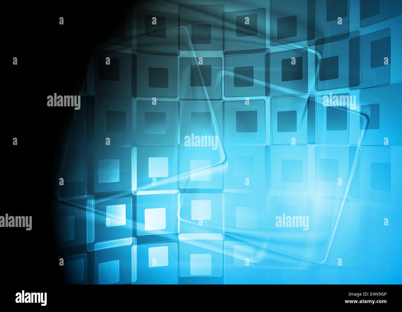 Dark blue tech background Stock Photo - Alamy