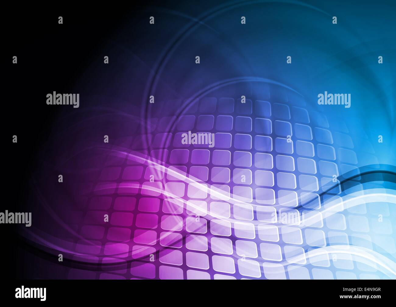 Tech wavy background Stock Photo - Alamy