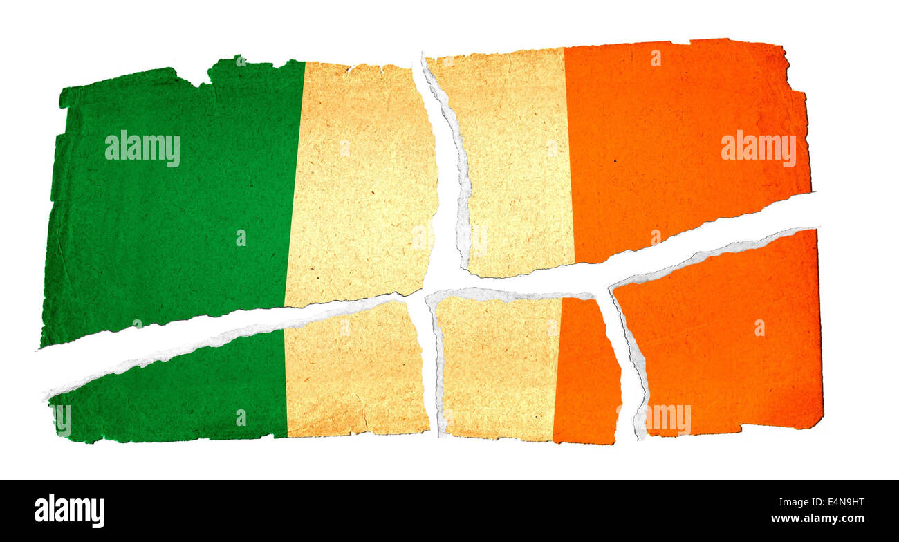 Old ireland flag hi-res stock photography and images - Alamy