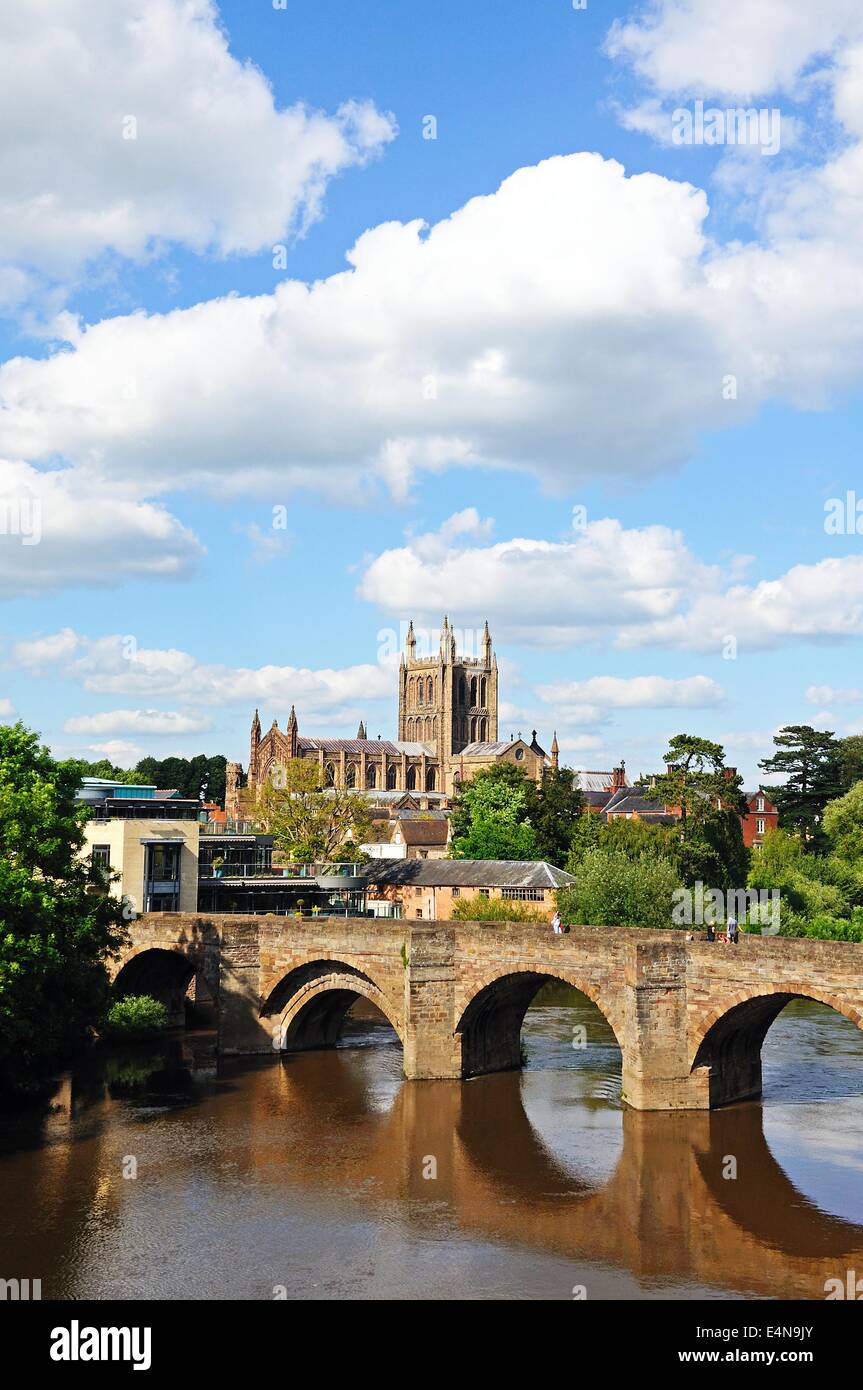Wye bridge hereford hi-res stock photography and images - Alamy