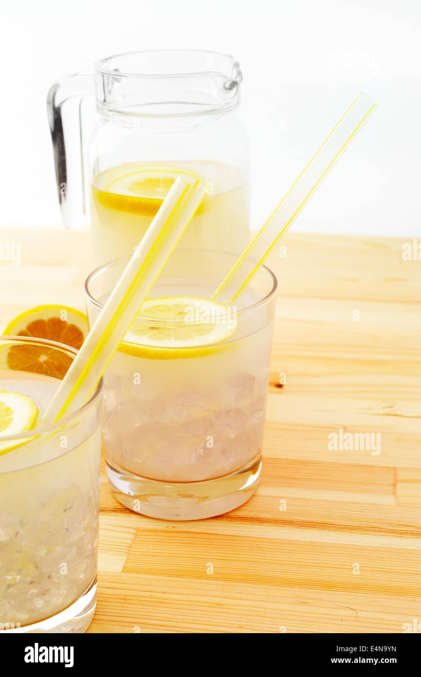 fresh lemonade drink Stock Photo - Alamy