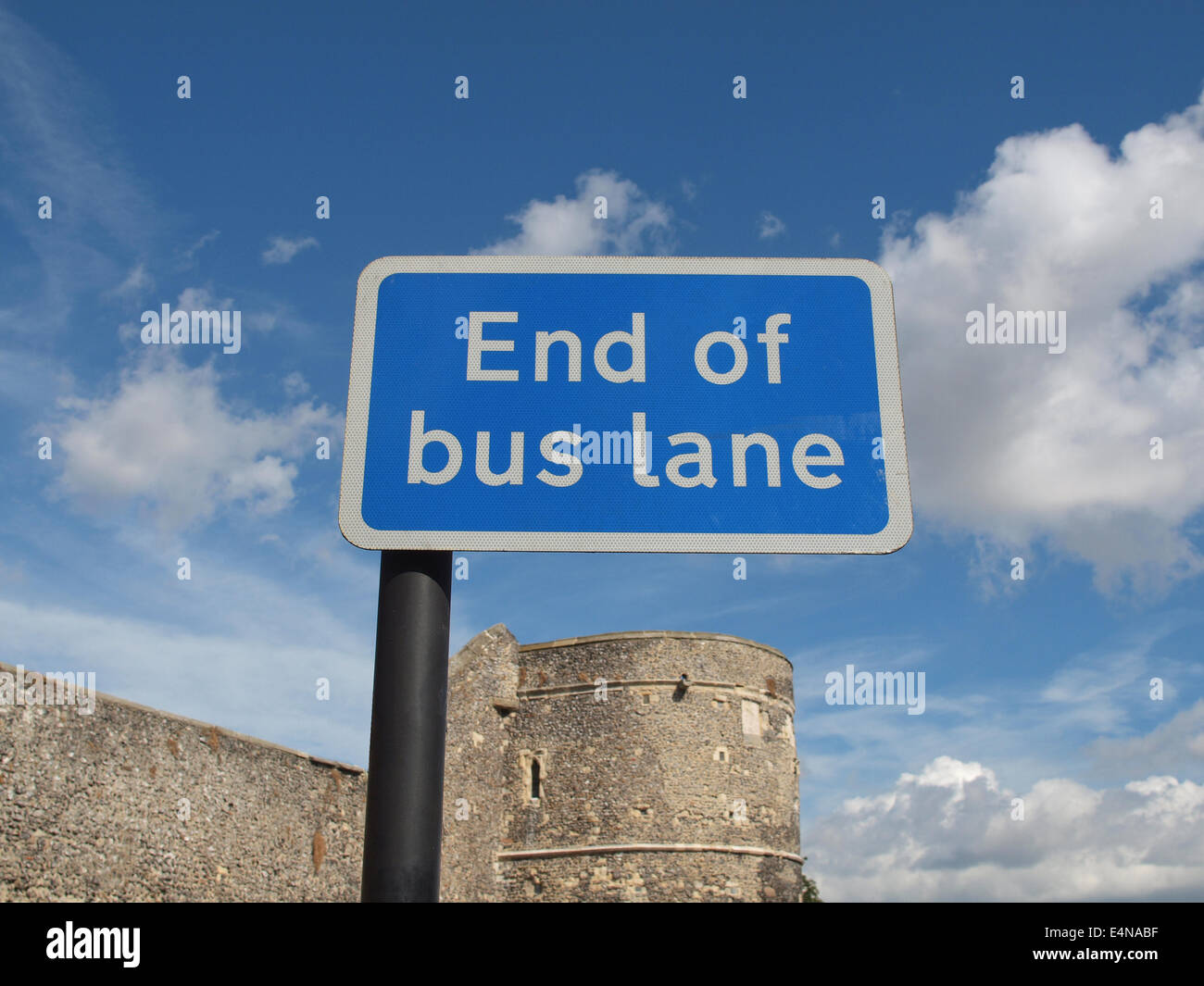 End of bus lane hi-res stock photography and images - Alamy
