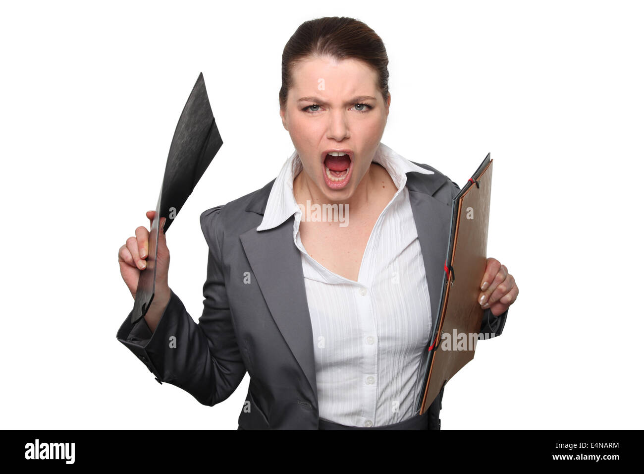 Angry receptionist High Resolution Stock Photography and Images - Alamy