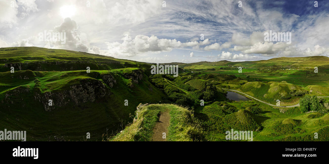 Scottish Highlands Panorama Stock Photo - Alamy