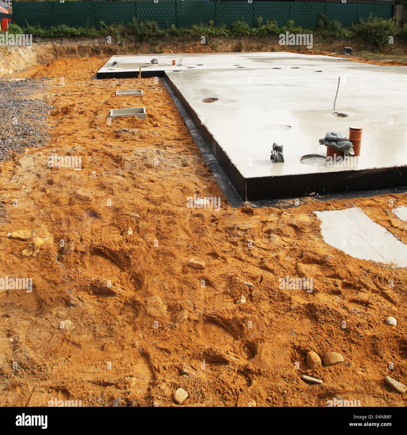 Construction foundation plot hi-res stock photography and images - Alamy