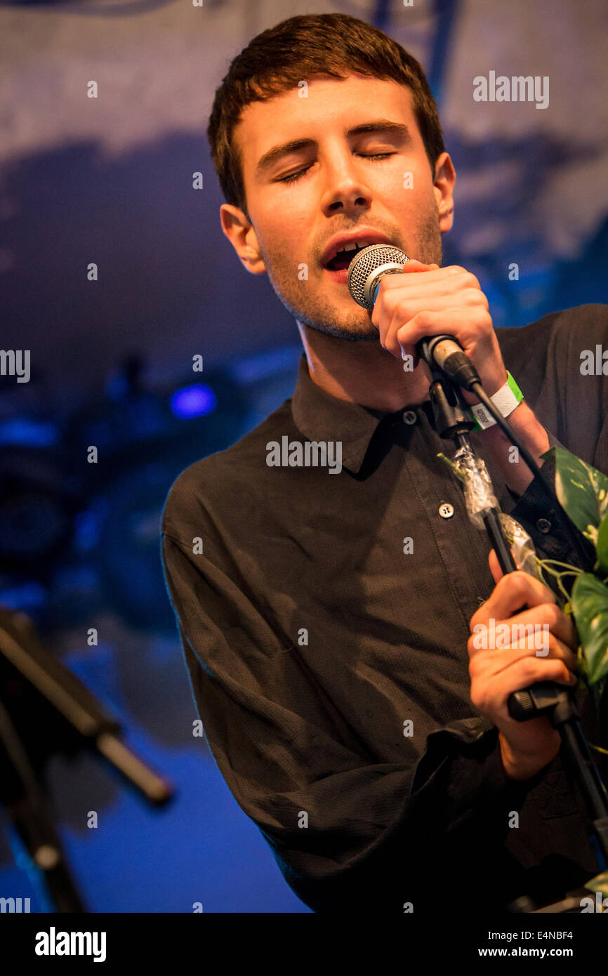 Segrate Milan Italy. 14th July 2014. The Italian electronic pop band M ...