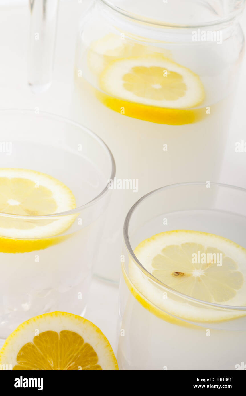 fresh lemonade drink Stock Photo - Alamy