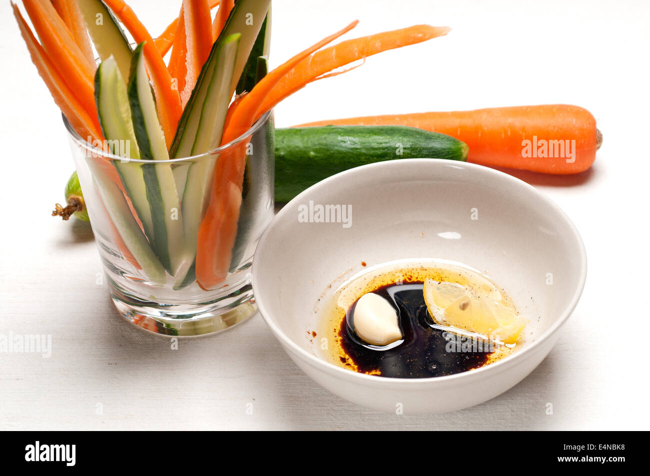 fresh pinzimonio snack appetizer Stock Photo - Alamy
