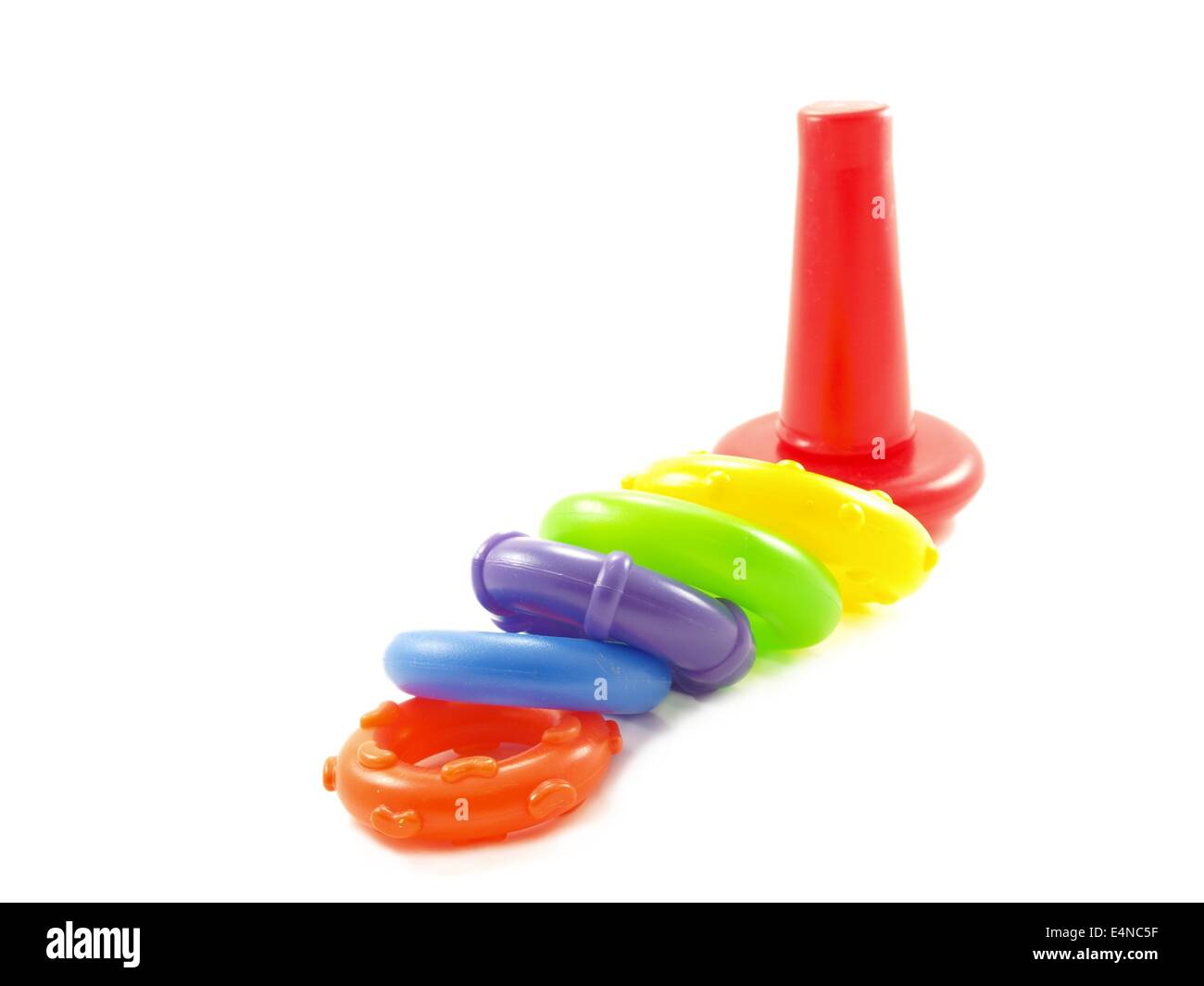 Colorful plastic pyramid Stock Photo - Alamy