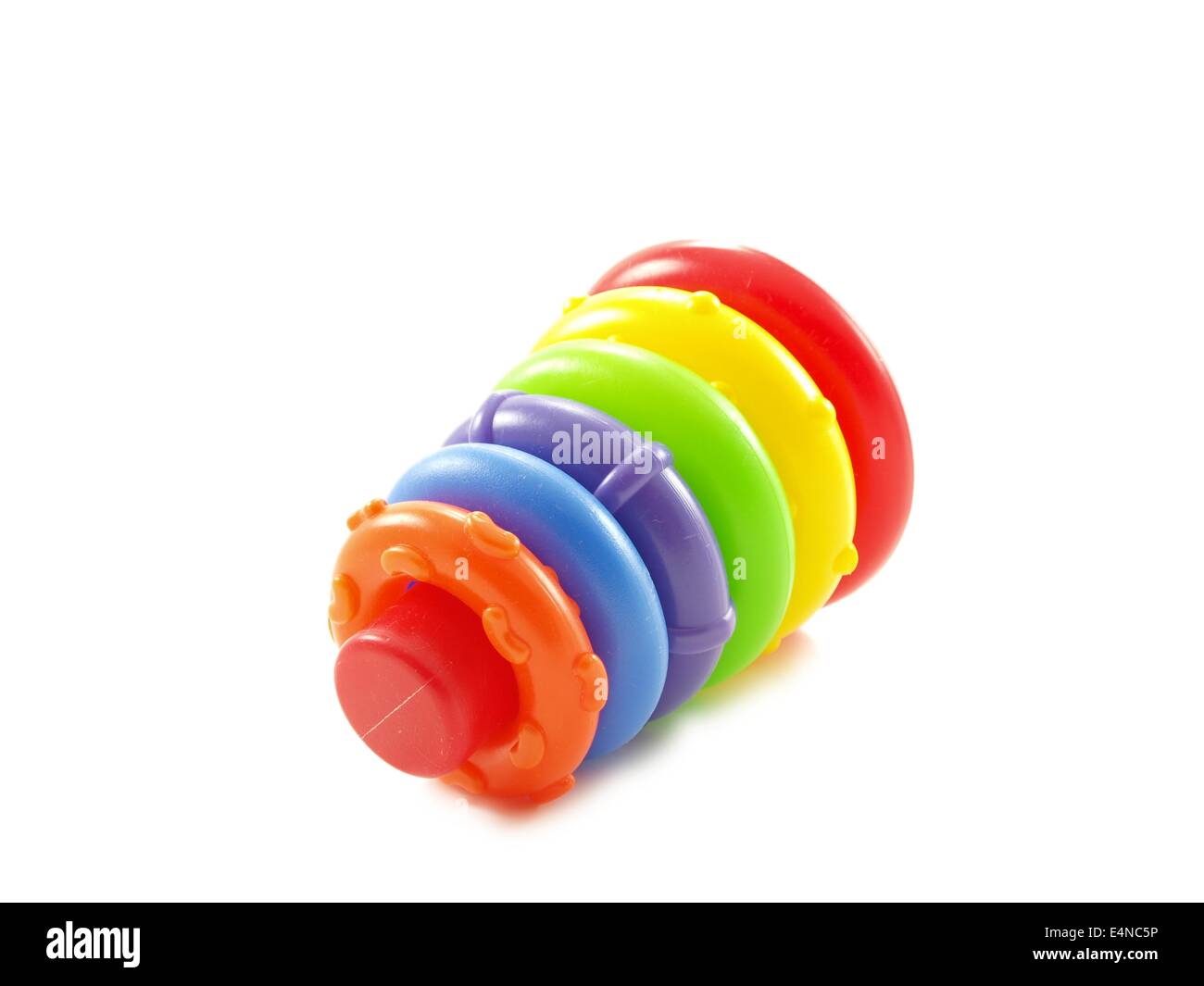 Colorful plastic pyramid Stock Photo - Alamy