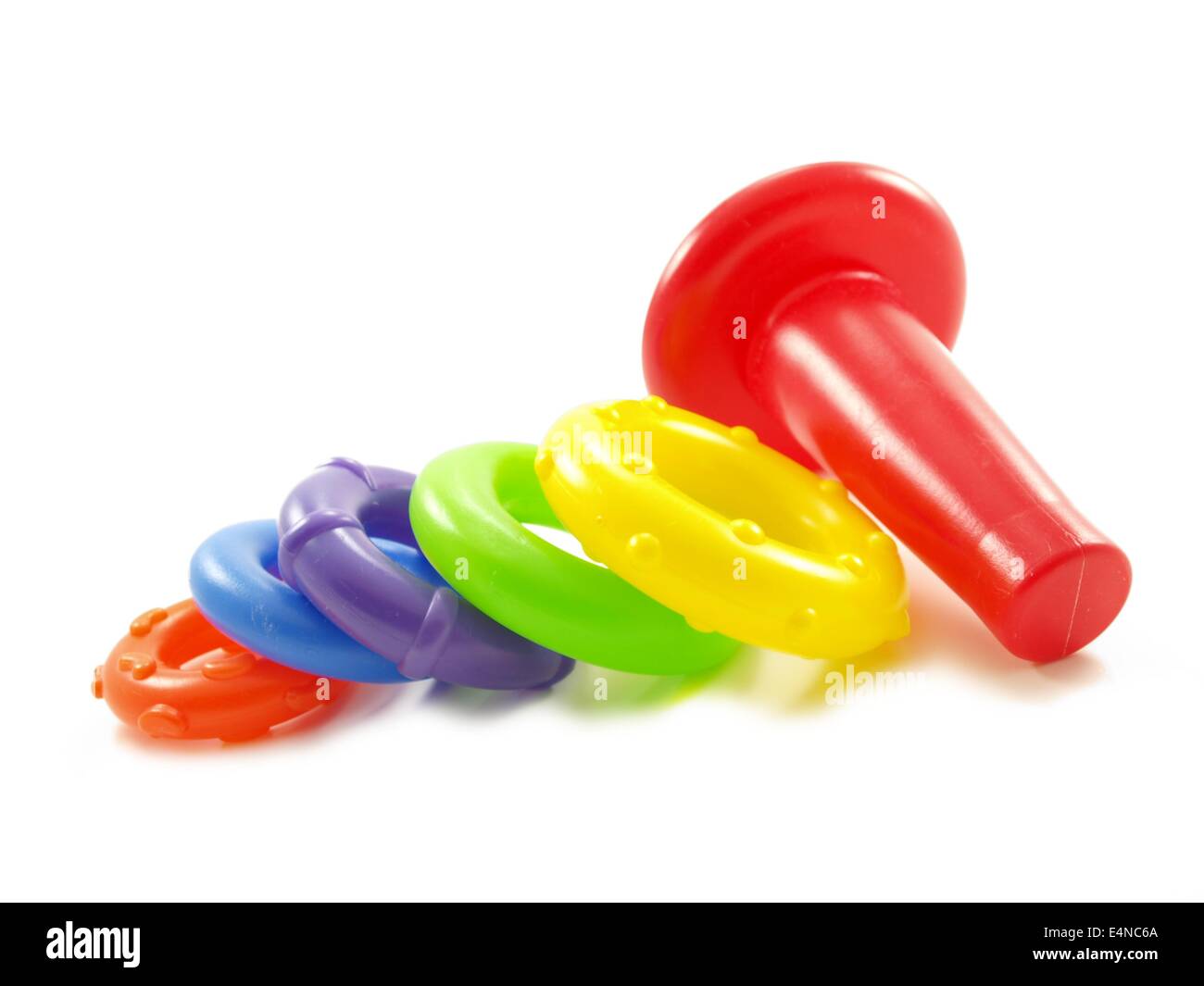 Colorful plastic pyramid Stock Photo - Alamy