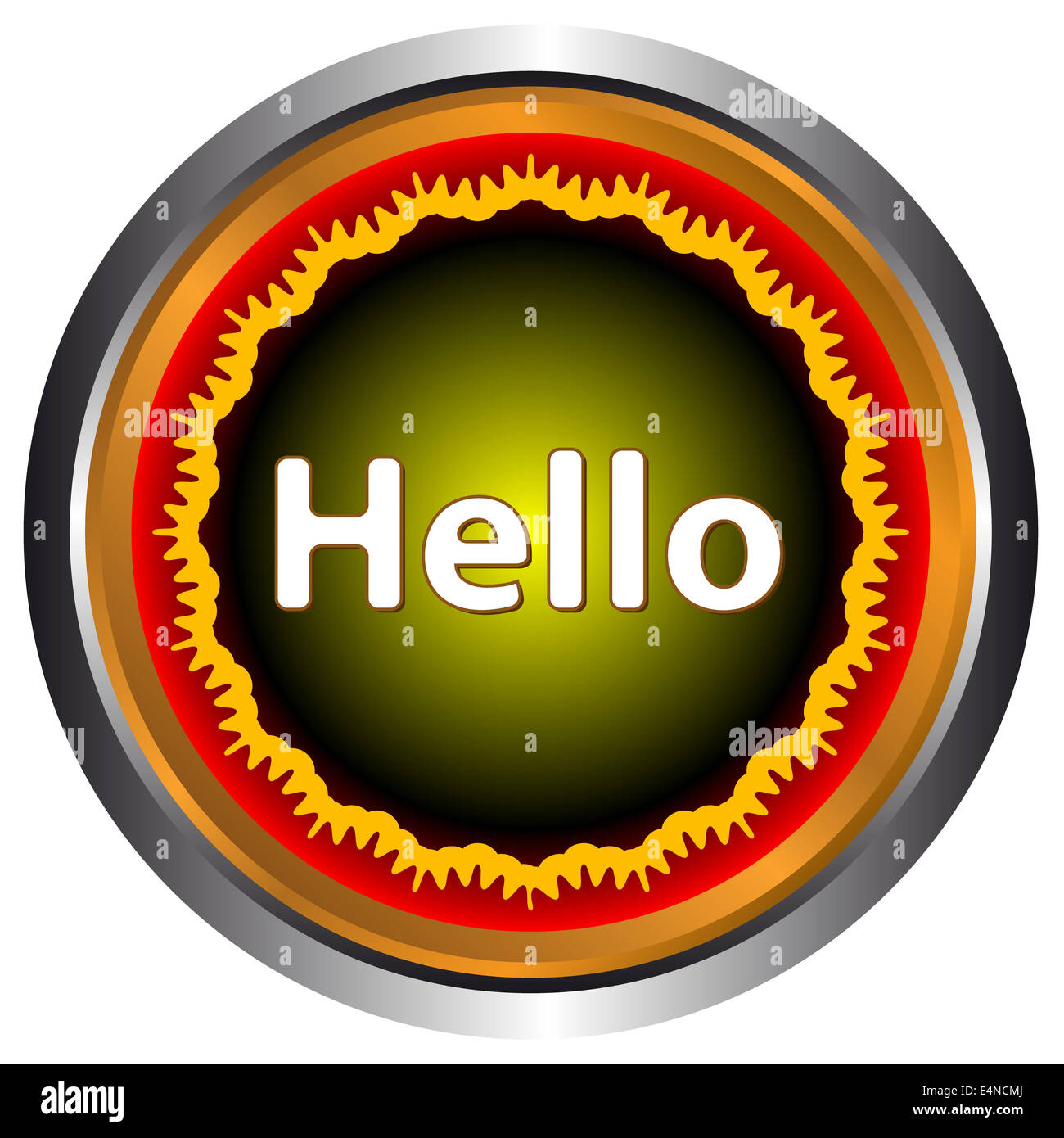 Hello icon hi-res stock photography and images - Alamy