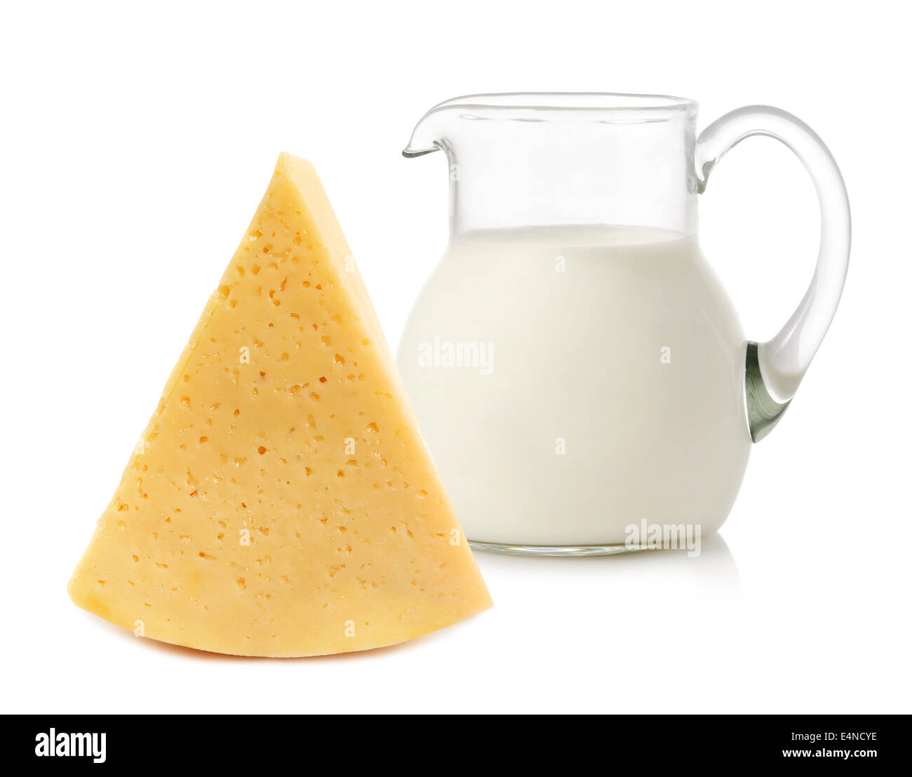 Cheese and milk Stock Photo - Alamy