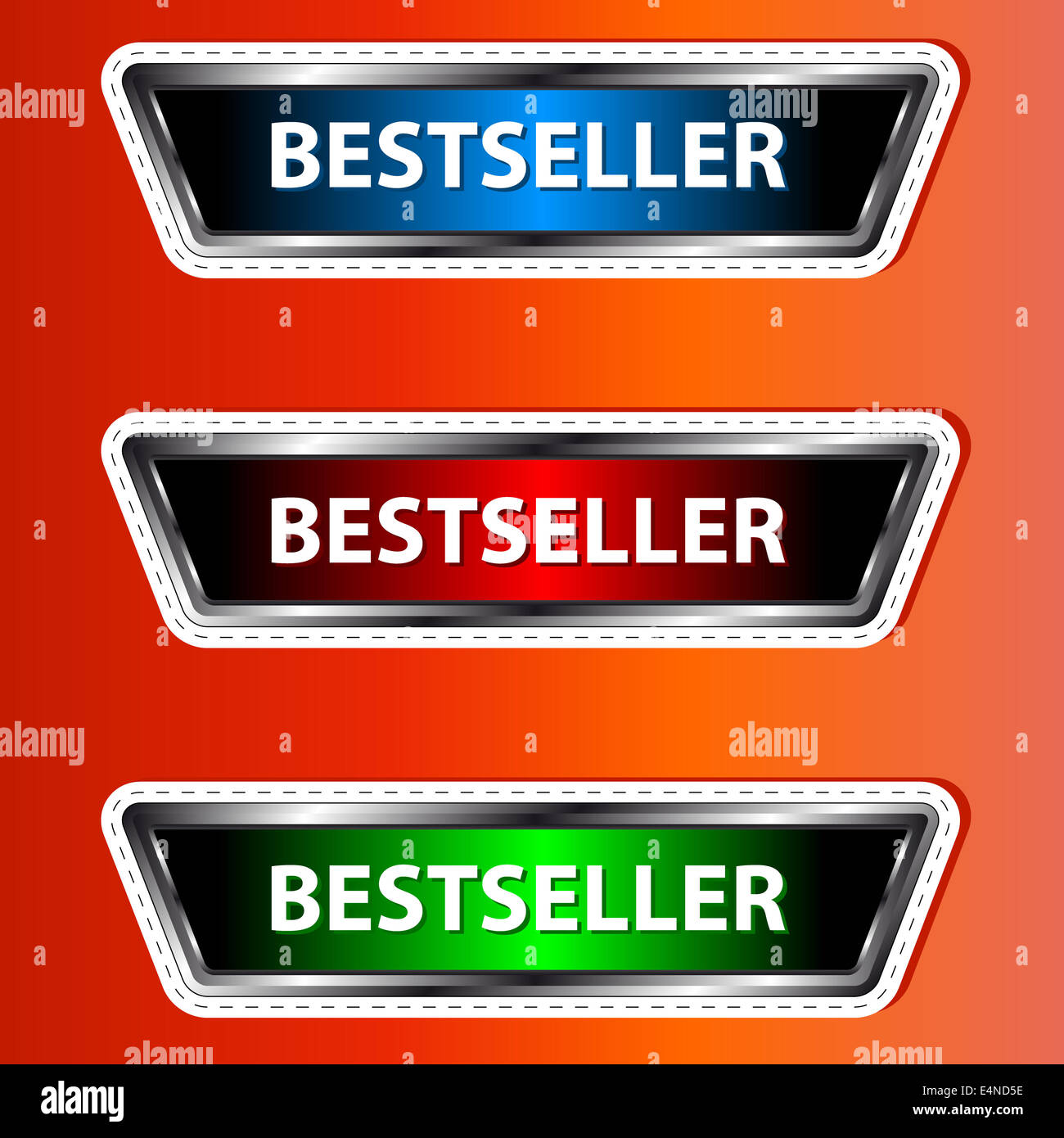 Three bestseller icons Stock Photo - Alamy