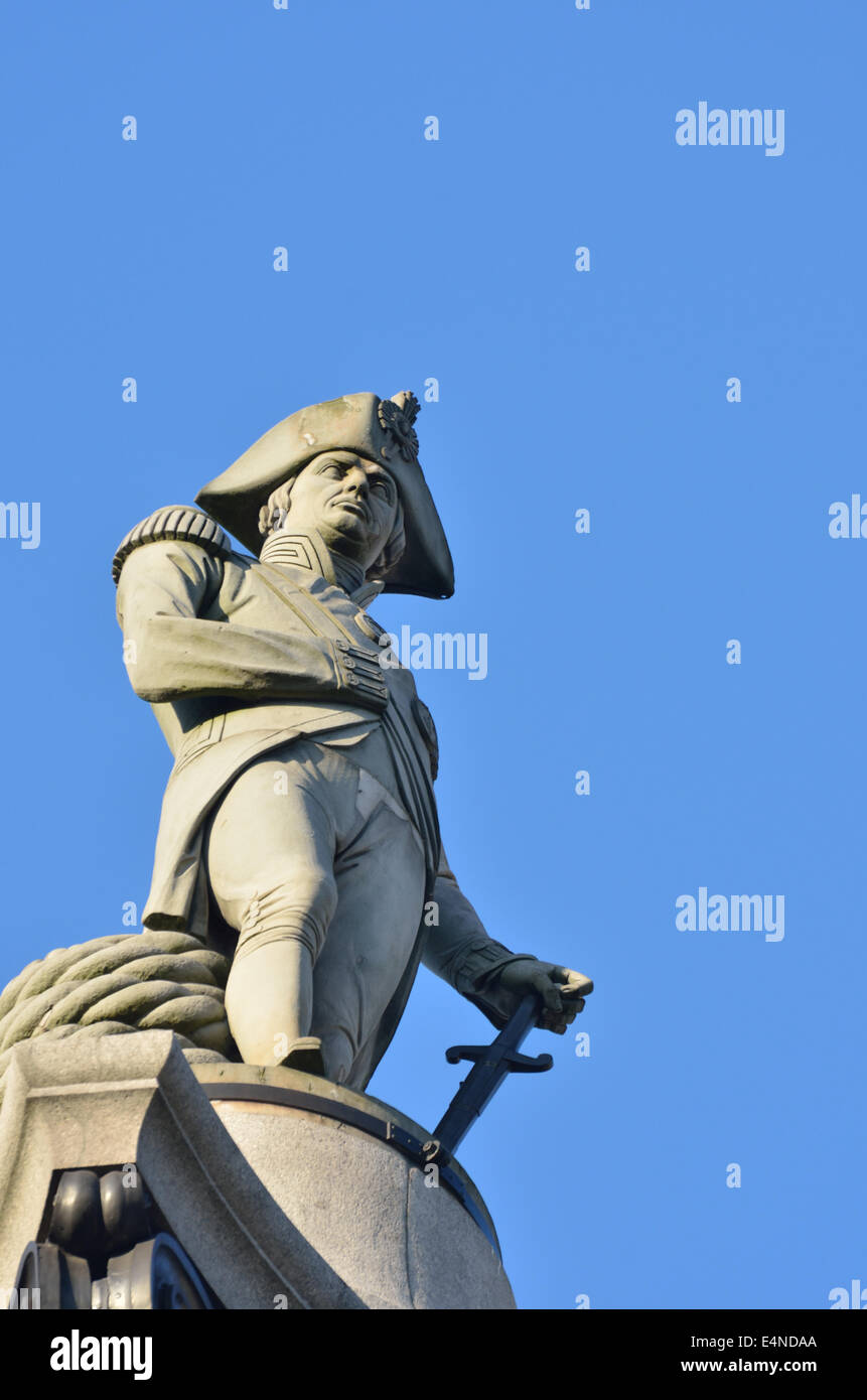 Statue of Nelson Stock Photo - Alamy
